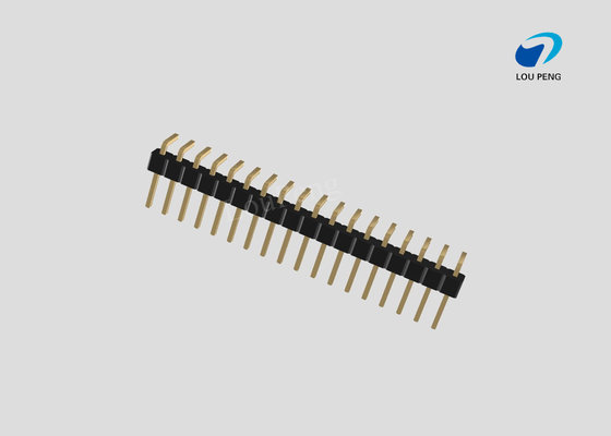 China Pin Header 1x18pin 2.54mm pitch horizontal 90degree supplier