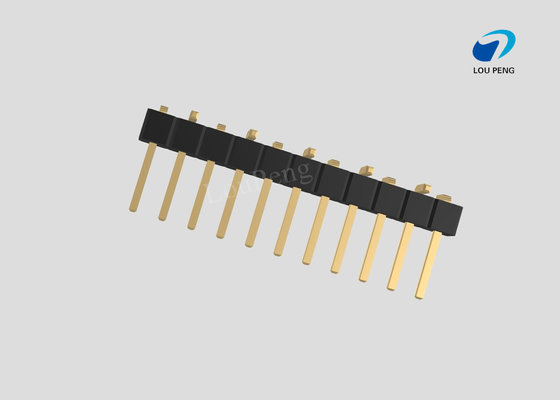 China Pin Header 1x11pin 2.54mm pitch vertical SMD pin1Left supplier