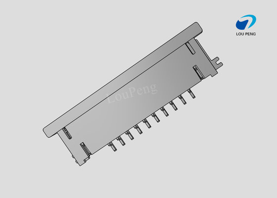 China FPC Connectors, Flex-to-Board, 10 Position, .5mm [.0197in] Centerline, Zero Insertion Force (ZIF), Right Angle，SMT supplier