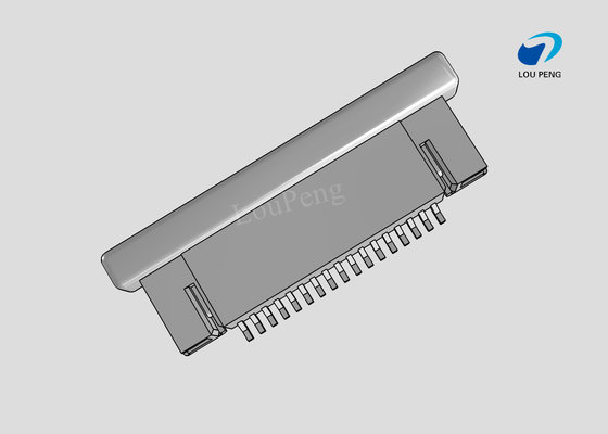 China FPC Connectors, Flex-to-Board, 17 Position, 0.5mm [.02in] Centerline, Zero Insertion Force (ZIF), Right Angle, SMT supplier
