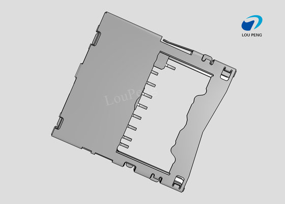 China SD Card Connectors, Secure Digital Compatible Card, 9 Position, Surface Mount, Right Angle supplier