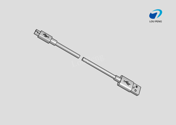 China USB Cable Assemblies, 2.0 V, USB 4-Position Plug, AM to Micro USB 5Pin, Double-Ended, Standard, 28AWG Wire Size, Black supplier