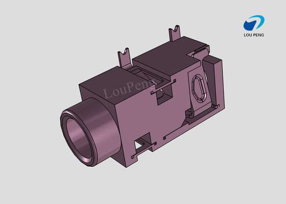 China DC Jack Connectors, Cable-to-Board, 4 Position, Phone Jack, Right Angle, Printed Circuit Board, SMT supplier