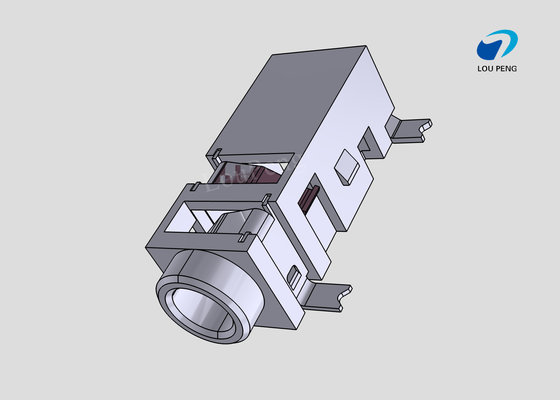 China DC Jack Connectors, Cable-to-Board, 3 Position, Phone Jack, Right Angle, Printed Circuit Board, SMD supplier