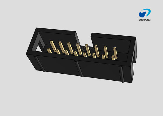China IDC Header connector, PCB Mount Receptacle, Board-to-Board, 2x8 Position, 2.0mm Pitch, Gold Flash, vertical，DIP supplier