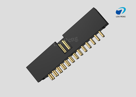 China IDC Header connector, PCB Mount Receptacle, Board-to-Board, 2x13 Position, 1.27mm Pitch, Gold Flash, Vertical，DIP supplier