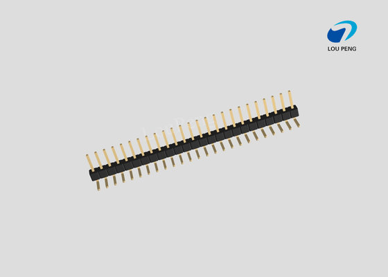 Pin Header 1x25pin 2.54mm pitch horizontal 90degree supplier