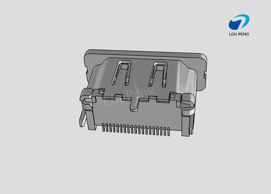 0.50mm Pitch HDMI Receptacle, Vertical, 8.50mm Mounted Height, Surface Mount, 0.76µm Gold (Au) Plating, with Cap supplier