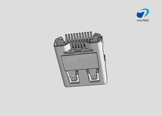 0.40mm Pitch Micro HDMI Connector, Right-Angle Receptacle, Surface Mount, with Through Hole Shell Tabs supplier