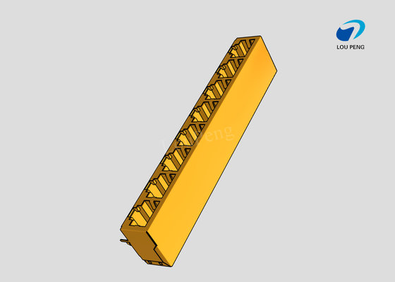 RJ45 8-port jack Cat.5 THT angled supplier