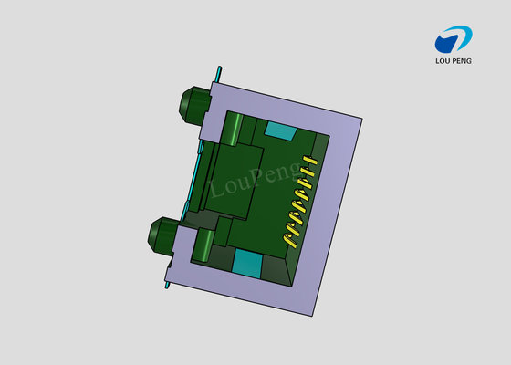 RJ45 jack Cat.5 SMT angled supplier