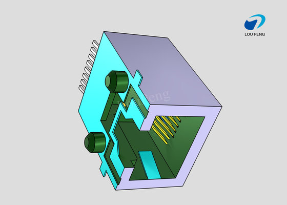 RJ45 jack Cat.5 SMT angled supplier