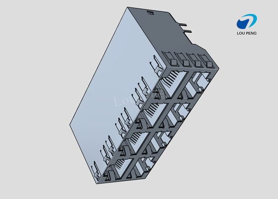 RJ45 Connectors, RJ45, Multiple Ports, Port Matrix Configuration 2 x 4, RJ Type Jacks &amp; Plugs supplier