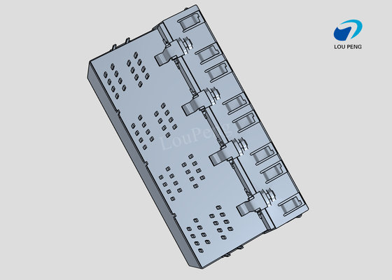 RJ45 Connectors, RJ45, Multiple Ports, Port Matrix Configuration 2 x 4, RJ Type Jacks &amp; Plugs supplier