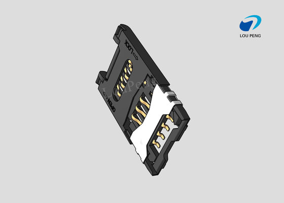 SIM Connectors, SIM Card Connectors, 2FF mini SIM Compatible Card, 8 Position, 2.54mm [.1in] Centerline supplier