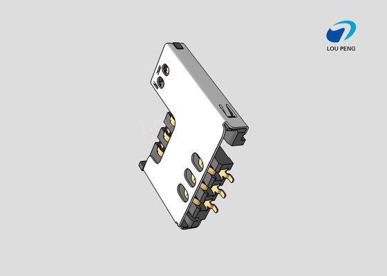 SIM Connectors, SIM Card Connectors, 2FF mini SIM Compatible Card, 6 Position, 2.54mm [.1in] Centerline,SMT supplier