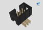 IDC Header connector,  PCB Mount Receptacle, Board-to-Board, 2X3 Position, 2.54mm Pitch, Gold Flash, Right angle supplier