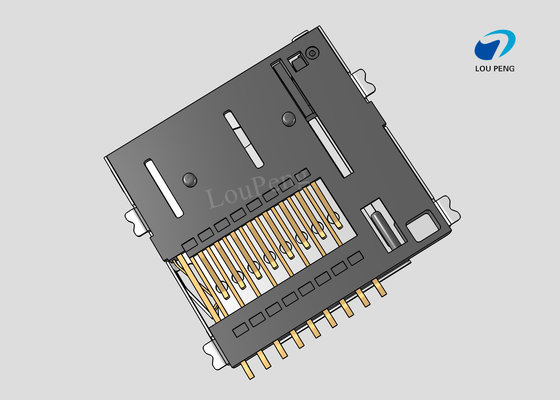 Micro SD Card Connectors, Secure Digital Compatible Card, 9 Position, Surface Mount, Right Angle supplier