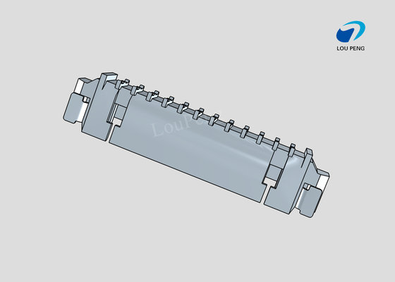 PCB Mount Header, Wire-to-Board, 12 Position, 1.25mm Pitch, Tin, Natural Housing Color, Shrouded / Solid, SMD supplier