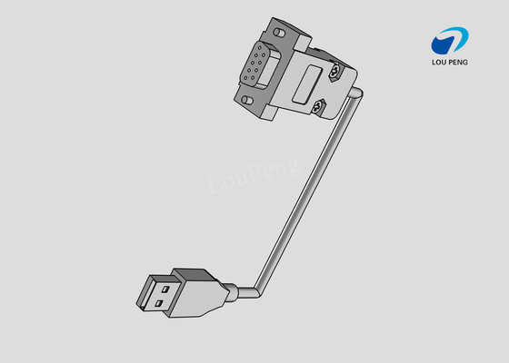 USB Cable Assemblies, 3.0 USB 9-Position Plug, AM to D-SUB 9PIN Female, Double-Ended, Standard, 28AWG Wire Size, Black supplier