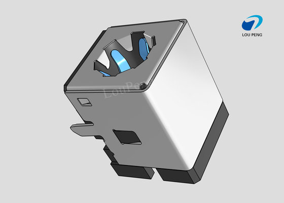 DC Jack Connectors, Cable-to-Board, 4 Position, Jack, Right Angle, Printed Circuit Board, DIP supplier