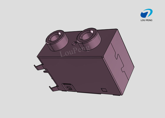 DC Jack Connectors, Cable-to-Board, 9 Position, Phone Jack, Right Angle, Printed Circuit Board, DIP supplier