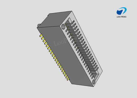 Female header, PCB Mount Receptacle, Vertical, Board-to-Board, 40 Position, 0.8mm Pitch,  Gold Flash, SMT supplier