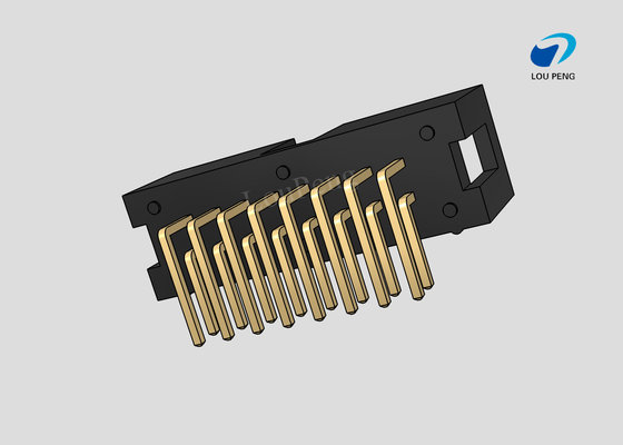 IDC Header connector, PCB Mount Receptacle, Board-to-Board, 2x8 Position, 1.27mm Pitch, Gold Flash, Right angle，DIP supplier