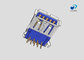 3.0MM USB A TYPE 9PIN FEMALE 90 °  Gold-Plated BLUE supplier
