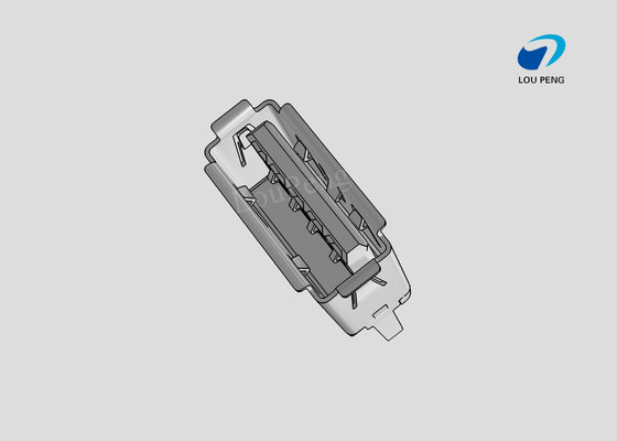 USB 3.0MM A TYPE 9PIN FEMALE DIP 180° CURVED FOOT EDGE Gold-Plated BLACK supplier