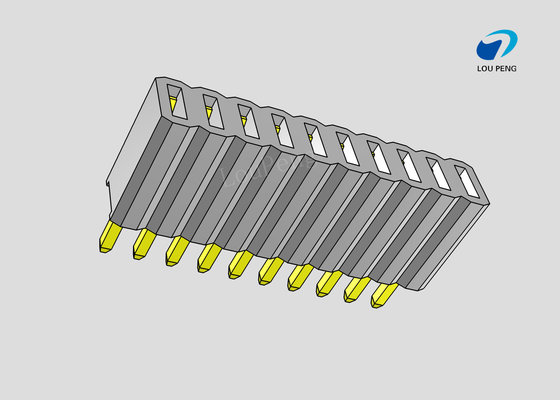 Female header, PCB Mount Receptacle, Vertical, Board-to-Board, 10Pin, 1.0mm Pitch, single row, Gold Flash, DIP, Black supplier