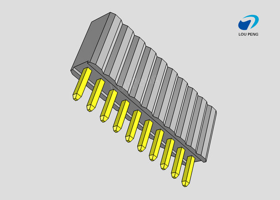 Female header, PCB Mount Receptacle, Vertical, Board-to-Board, 10Pin, 1.0mm Pitch, single row, Gold Flash, DIP, Black supplier