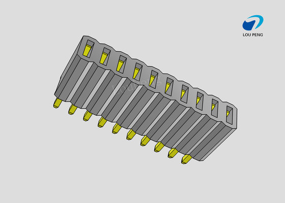 Female header, PCB Mount Receptacle, Vertical, Board-to-Board, 10Pin, 1.0mm Pitch, single row, Gold Flash, DIP, Black supplier