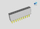 Female header, PCB Mount Receptacle, Vertical, Board-to-Board, 10Pin, 1.27mm Pitch, single row, Gold Flash, DIP, 180° supplier